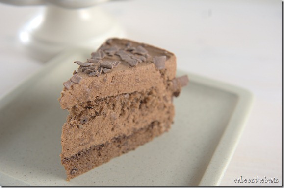 CAKE ON THE BRAIN: CAKEBRAIN’S BEST MINI CHOCOLATE MOUSSE LAYER CAKE